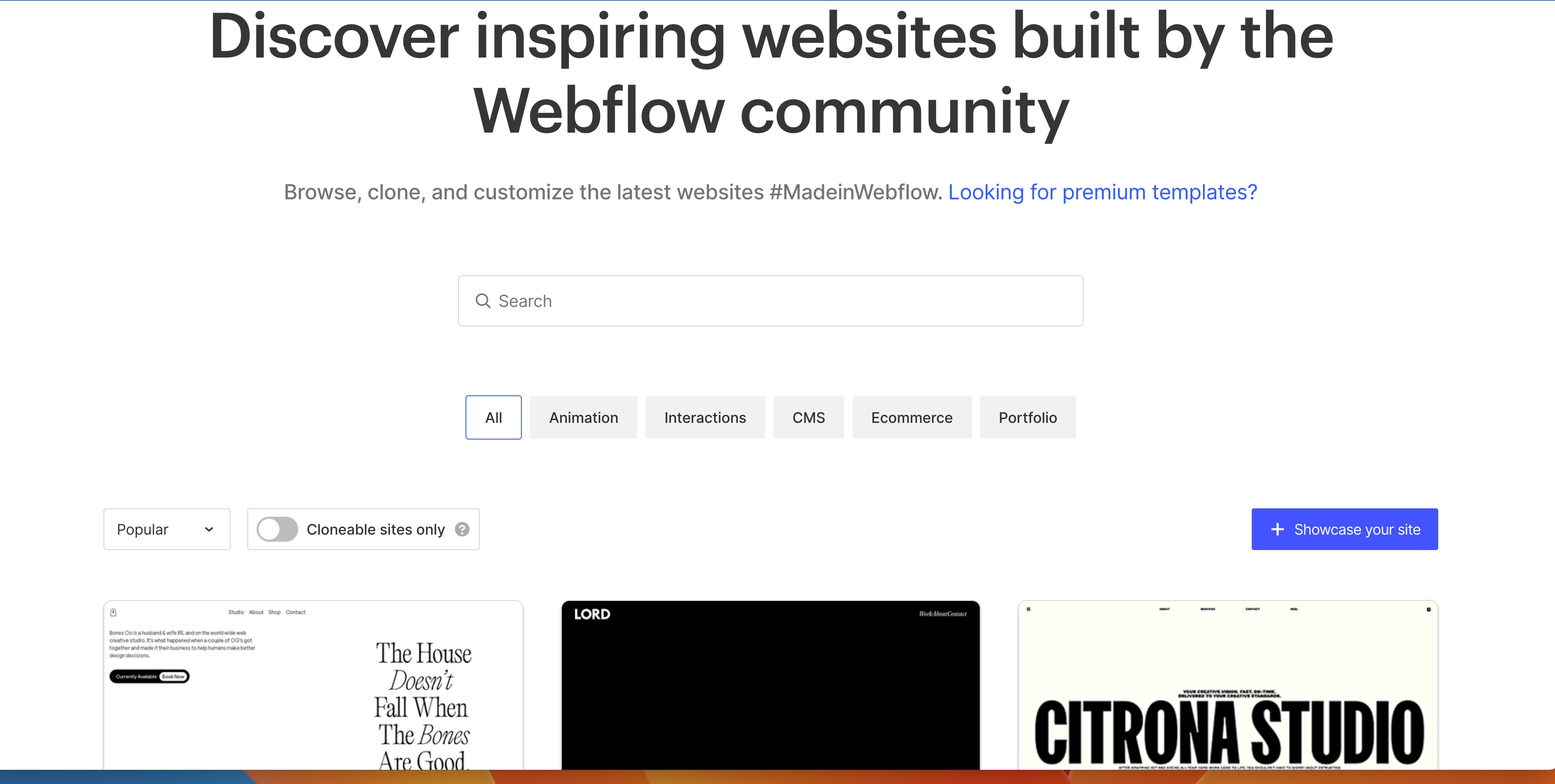 18 unique places to find website design inspiration & ideas | Webflow Blog